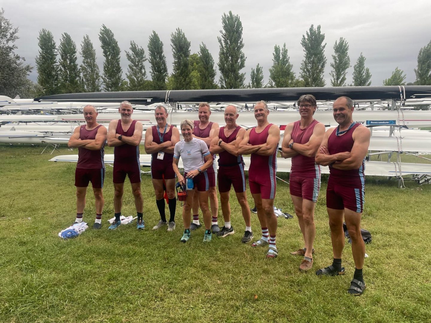 Triple Gold at World Masters 25 – Tees Rowing Club