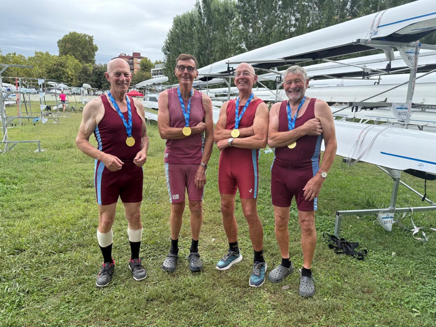 Triple Gold at World Masters 25 – Tees Rowing Club